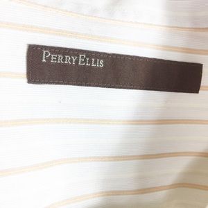 Perry Ellis | Shirts | Perry Ellis Mens Striped Button Down Shirt ...